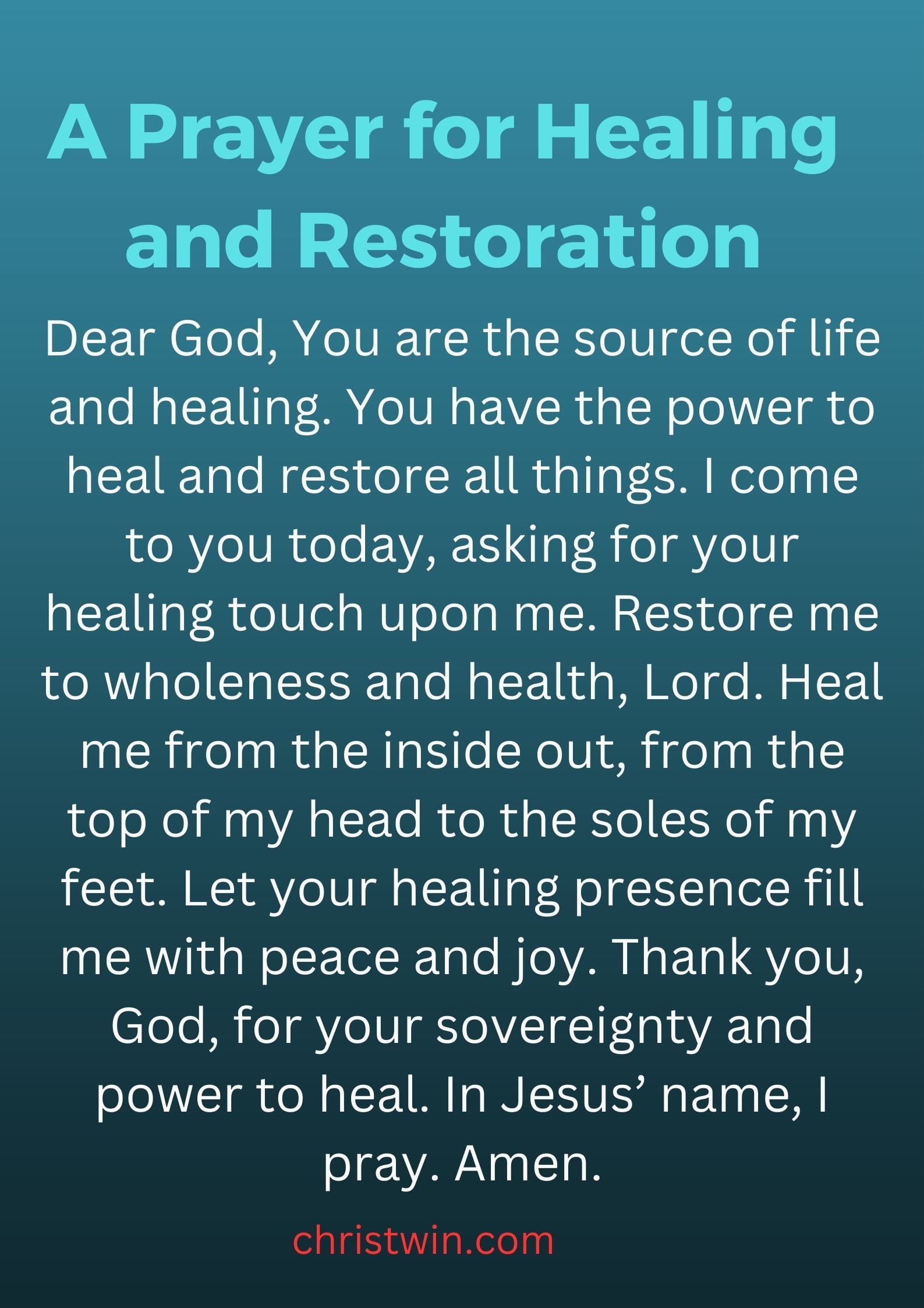 12 Powerful Prayers for Healing and Recovery: Finding Strength and Hope ...